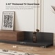 Extendable 118" Modern TV Stand with 3 Spacious Drawers, Adjustable ...