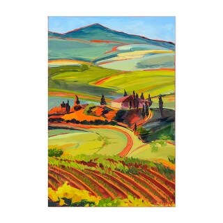 Tuscany Italy Tuscan Countryside Painting Nature Art Print/Poster - Bed ...