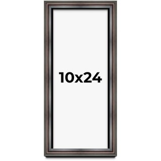 10x24 Shadow Box Frame Brown Cherry | 2.625 Inches Deep Pine Wood - Bed ...