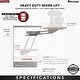 Rev-A-Shelf RAS-ML-HDSC Mechanical Appliance Lift Mechanism with Soft ...