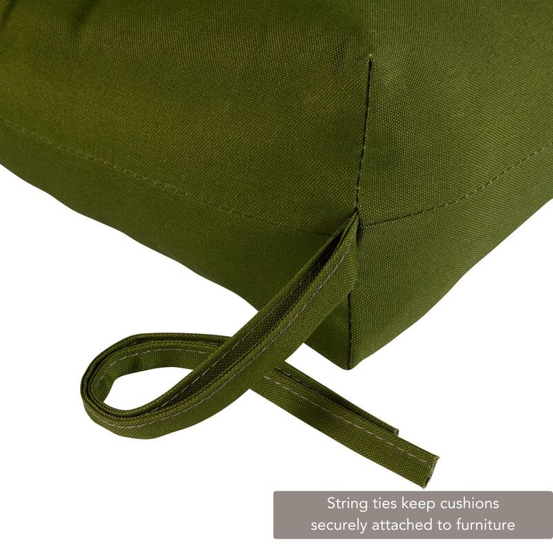 44-in x 22-in Solid Color Outdoor High-back Chair Cushions (Set of 2 ...