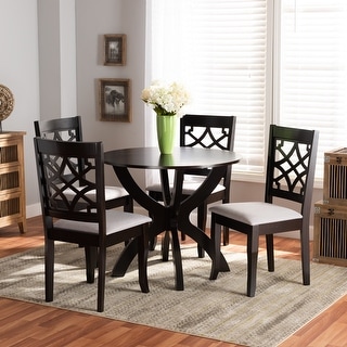 Sandra Modern and Contemporary 5-piece Dining Set - Bed Bath & Beyond ...
