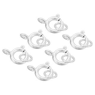 Spring Clasps, 925 Silver Spring Ring Clasp for DIY - Bed Bath & Beyond ...