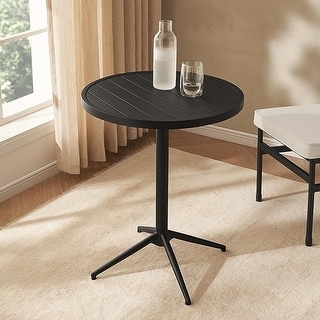 Mopio Odelia Bistro Round Metal Table, Sturdy BIFMA-Certified Rust-Free ...
