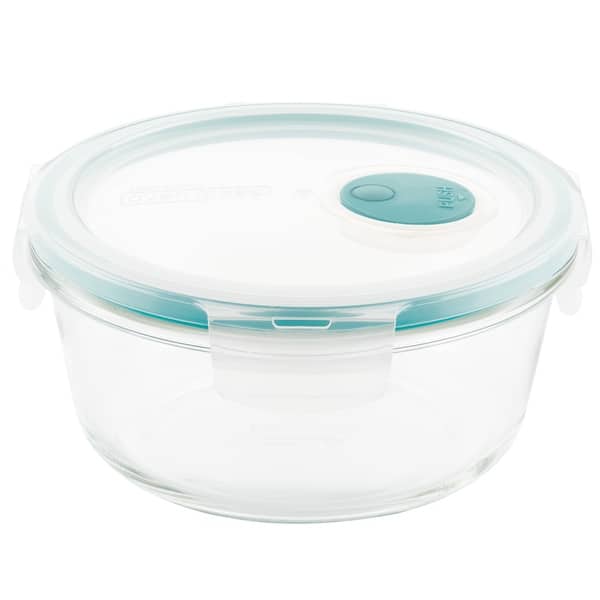 LocknLock Performance Glass Vented Food Storage Container, 22-Ounce ...