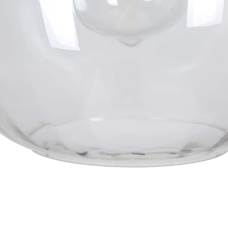 Coria Mid-century Modern Large Glass Ripple Flute Gold Kitchen Island ...