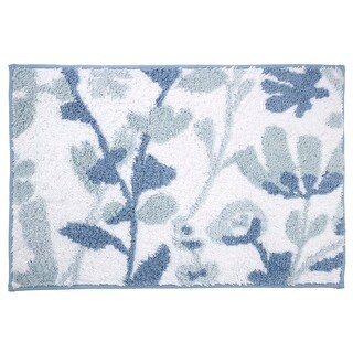 Izod Mystic Floral Blue Reversible Rug - Bed Bath & Beyond - 39896511