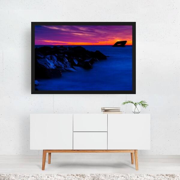 Cape May New Jersey SS Atlantus Shipwreck Sunset 02 Art Print/Poster ...