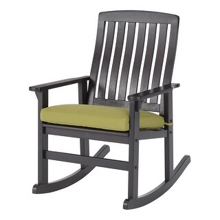 Delahey Outdoor Wood Rocking Chair - Bed Bath & Beyond - 37363948
