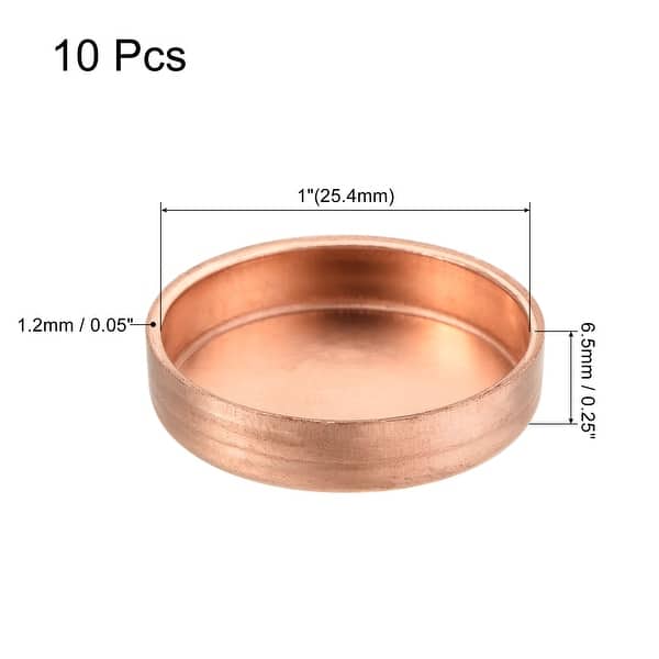 Copper End Cap Pipe Fitting Sweat Plug Connection for Water Pipe - Bed ...