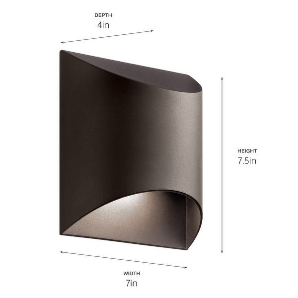 Kichler Lighting Wesley Collection 1-light Textured Architectural ...