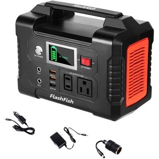 200W Portable Power Station, 40800mAh Solar Generator with 110V AC ...