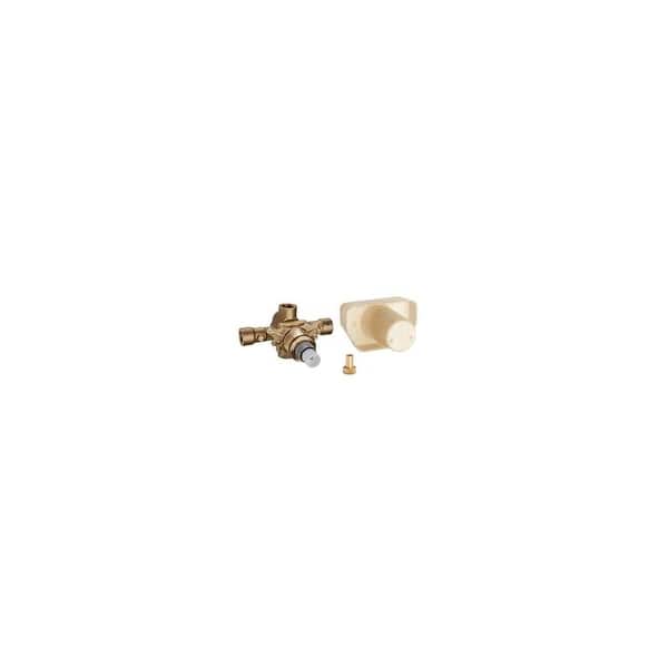 Grohe 34 397 Grohtherm 3/4 Thermostatic Rough-in Valve, 3/4" NPT ...
