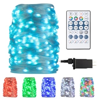 Pure Garden 72ft 200 LED Outdoor Rope Lights - Color Changing - Bed ...