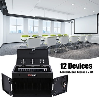 12 Device Portable Charging Station for Tablets, iPads, Chromebooks ...