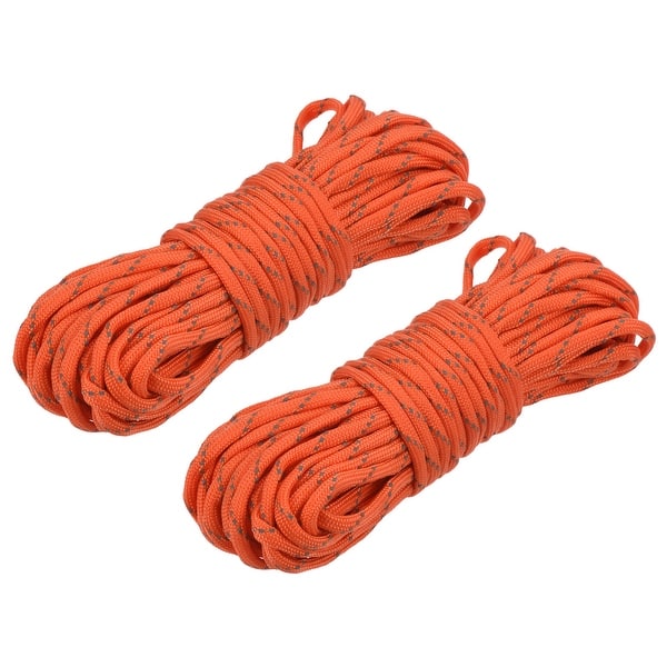 Tent Rope 49.2 Ft 4mm Reflective Guyline Cord Nylon Guy Ropes Outdoor ...