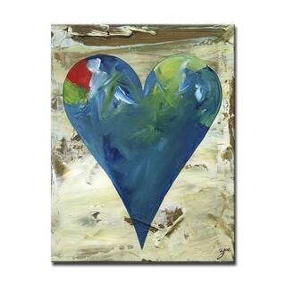 'Deborah' Heartwork Wrapped Canvas Wall Art - Bed Bath & Beyond - 10837202