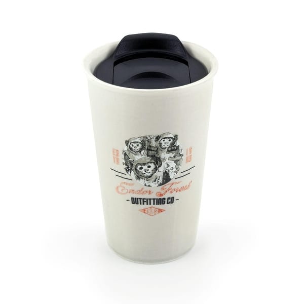 Star Wars Ewok Ceramic Mug With Lid | Endor Forest Outfitting Co. | 12 ...