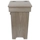 Oak Trash Bin with Lift Top - Bed Bath & Beyond - 25458306