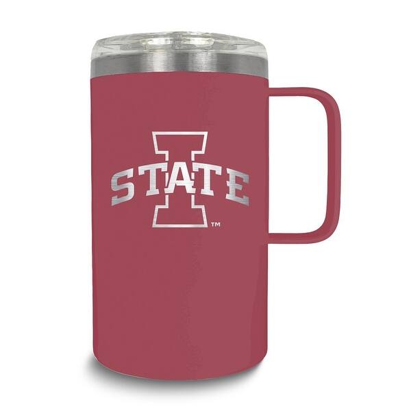 Collegiate Iowa State Stainless Steel 18 Oz. Hustle Mug with Lid - Bed ...