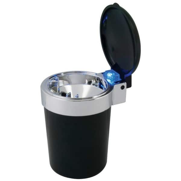 RoadPro Self-Extinguishing Ashtray with Blue Led Light Ashtrays - Bed ...