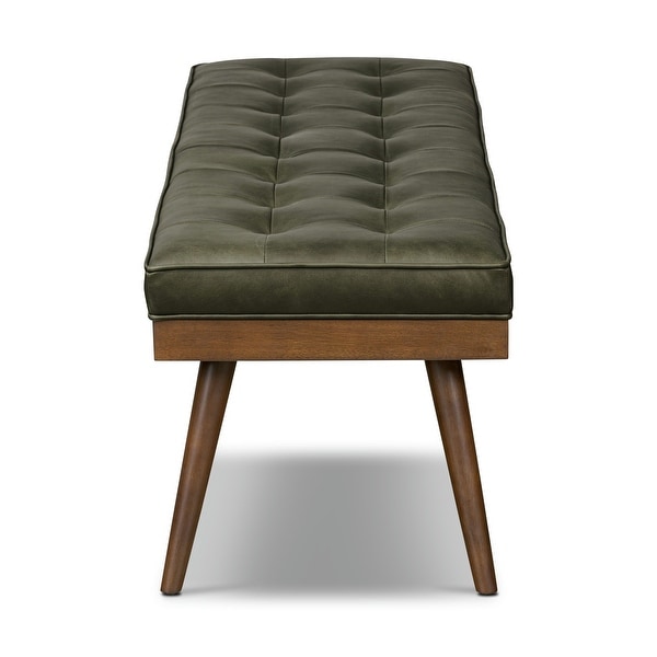 Poly Bark Luca Bench Full Grain Genuine Italian Leather On Sale Bed Bath Beyond 27568196