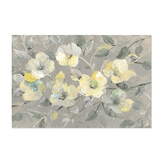 Fading Spring Gray Illustrations Floral Botanical Art Print/Poster ...