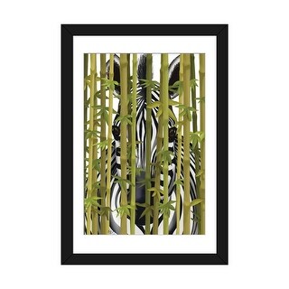 iCanvas "Bamboo Zebra" by Fab Funky - Bed Bath & Beyond - 37590332