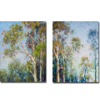 Eucalyptus Grove (Left & Right) by Susan Sarback 2-pc Gallery Wrapped ...
