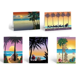 Stonehouse Collection Tropical Christmas Card Variety Pack-15 Cards ...