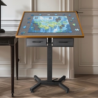 1500 Pieces Jigsaw Puzzle Table with Tilting Angle Board Drawers - Bed ...