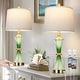 Gourd-Shaped Ceramic Table Lamps with Drum Shades, Set of 2 - Bed Bath ...