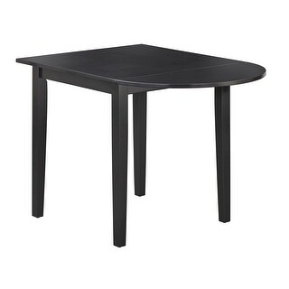 Two-Toned Single Drop Leaf Dining Table, Ketchen Table, Solid ...