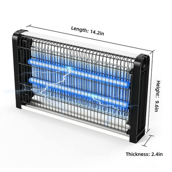 Outdoor 1800W Electric Insert Mosquito Fly Killer Light Lamp Indoor Bug ...