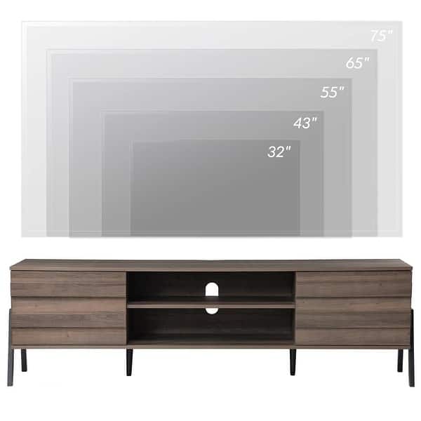 Mid-century Modern TV Stand Media Console Table, 43/59/70 Inch - Bed ...