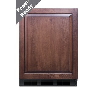 Summit 24" Wide Built-In Refrigerator-Freezer - Panel Ready - Bed Bath ...
