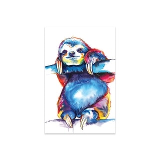 Sloth Print On Acrylic Glass by Weekday Best - Bed Bath & Beyond - 37544964