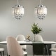 Crystal Chrome Kitchen Island Pendant Light Set of 3 - Bed Bath ...
