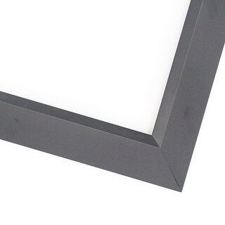 9x16 - 9 x 16 Contemporary Black Sloped Solid Wood Frame with UV - Bed ...