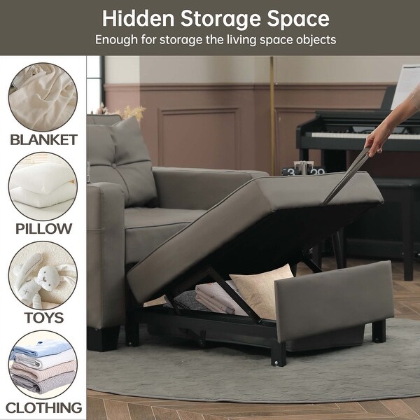 Futon Chair Bed Convertible Chair 3 in 1 Pull Out Sleeper Chair Beds for Living Room On Sale Bed Bath Beyond 39005239