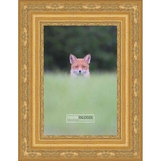 8x12 Ornate Gold Complete Wood Picture Frame with UV Acrylic, Foam ...