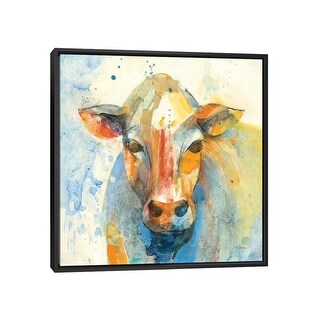 iCanvas "Happy Cows II" by Albena Hristova Framed - Bed Bath & Beyond ...