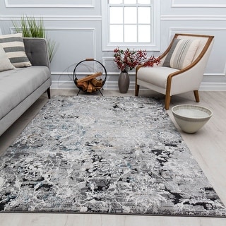Belle Abstract Medallion Modern Area Rug by Rugs America - Bed Bath ...