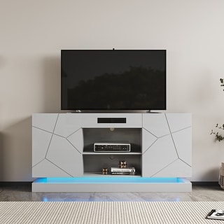 TV Cabinet 67" TV Stand with Bluetooth Speaker Modern Design LED TV ...