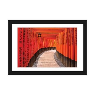 iCanvas "Fushimi Inari Taisha Shrine In Kyoto" by Jan Becke PFA - Bed ...