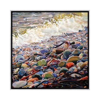 iCanvas "Pebbles At Cregg" by Kevin Lowery Framed - Bed Bath & Beyond ...