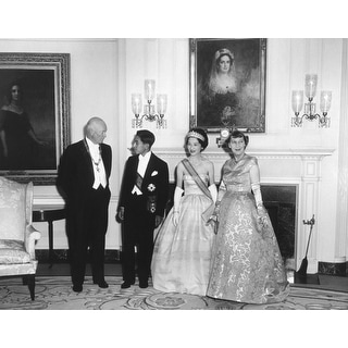 Crown Prince Akihito And Princess Michiko Of Japan With The Eisenhowers ...