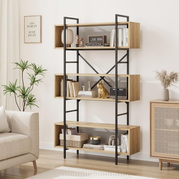 Tall industrial shelf store