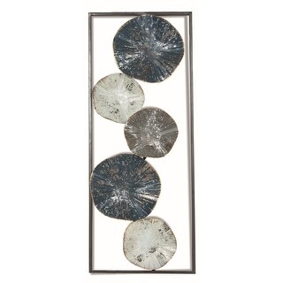 Multi Color Metal Abstract Wall Decor - Bed Bath & Beyond - 36795586