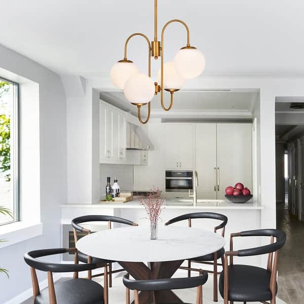 Eziz Gold 4-light Chandelier - On Sale - Bed Bath & Beyond - 28127768